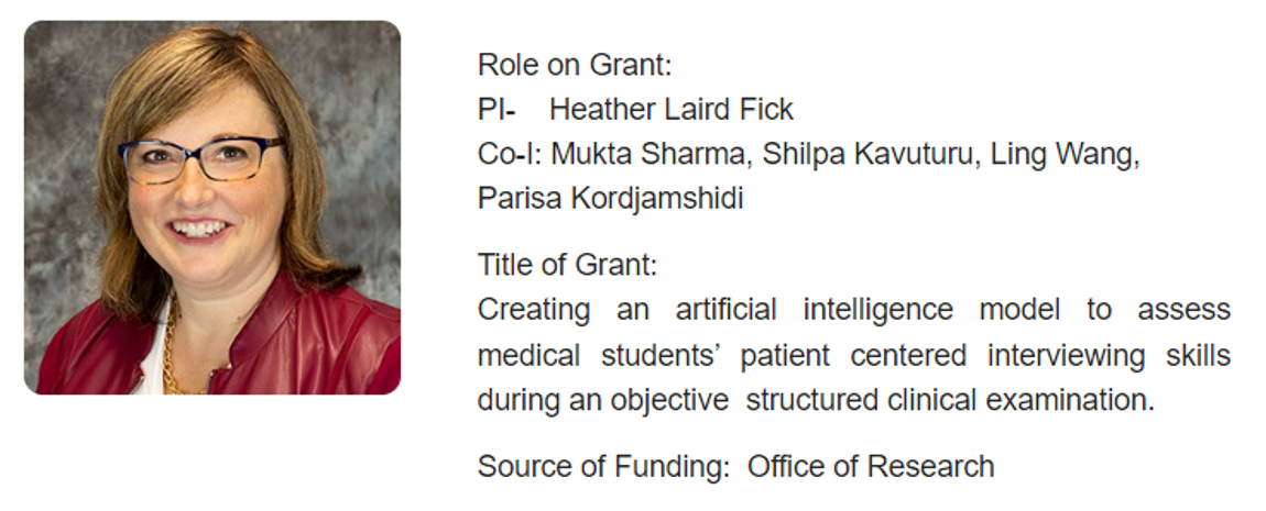 Dr. Heather Laird-Fick Seed Funding Award | Department of Medicine ...